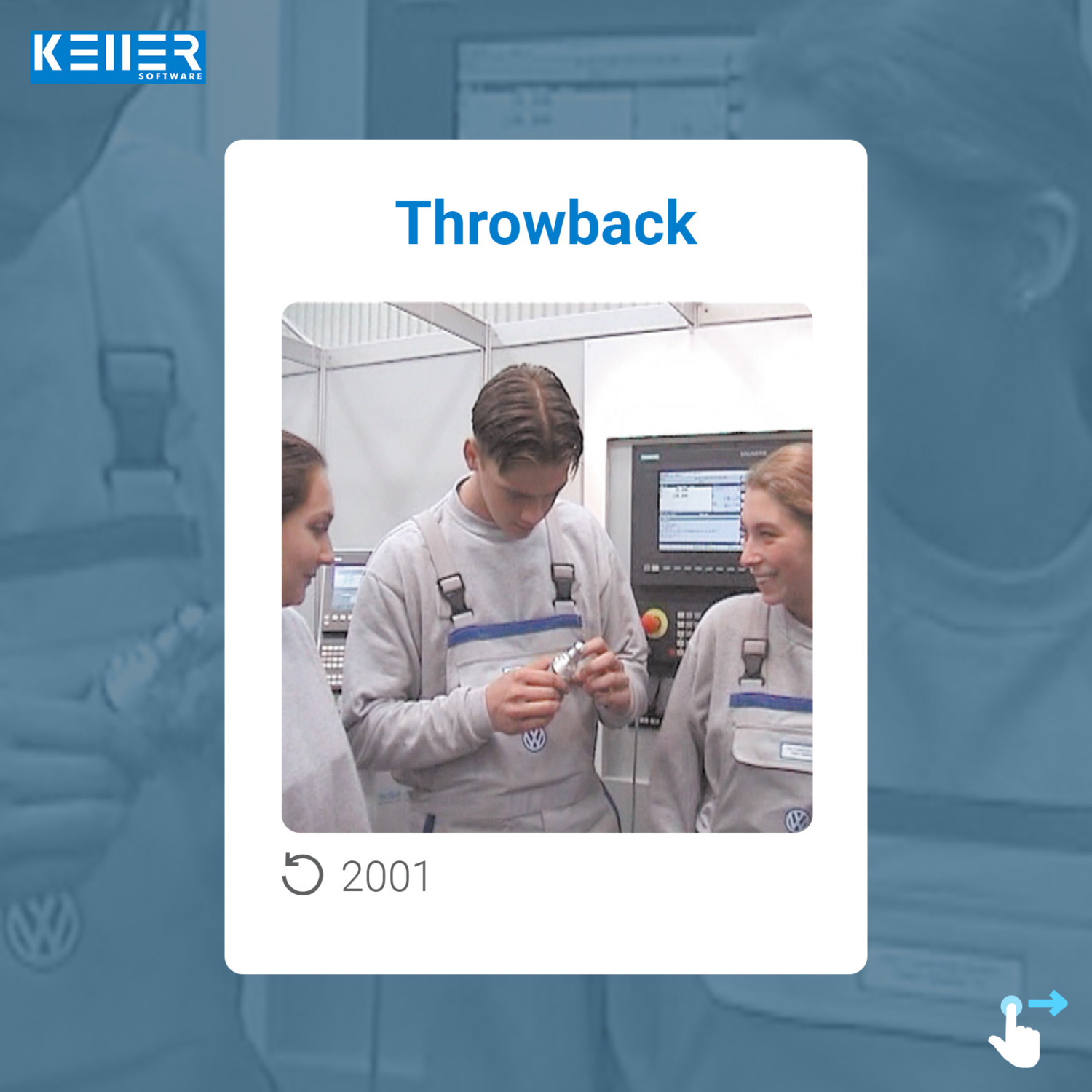 Throwback 2001 - EMO exhibition with VW trainees - SYMplus™ by KELLER ...