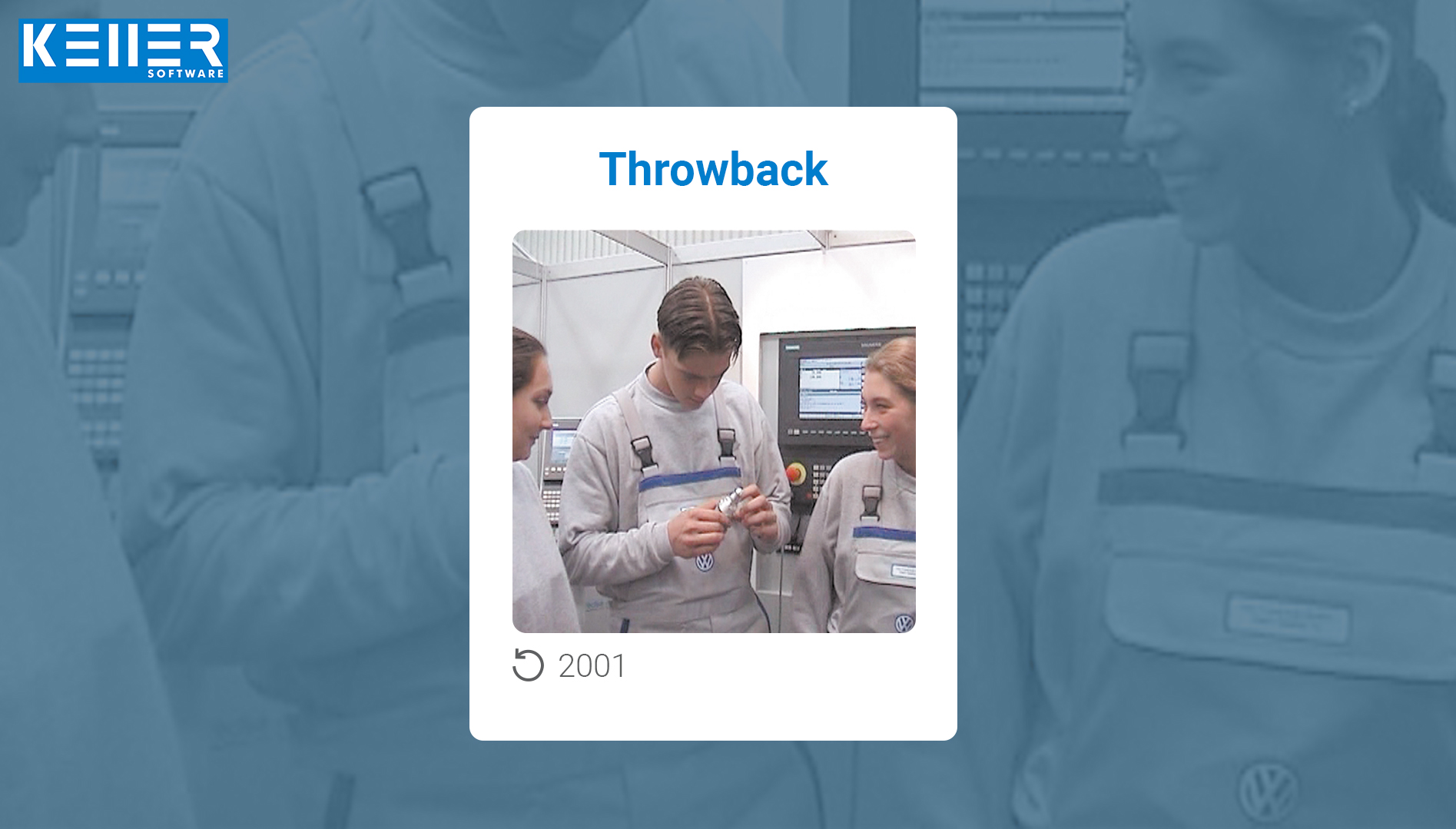 Throwback 2001 - EMO exhibition with VW trainees - SYMplus™ by KELLER ...