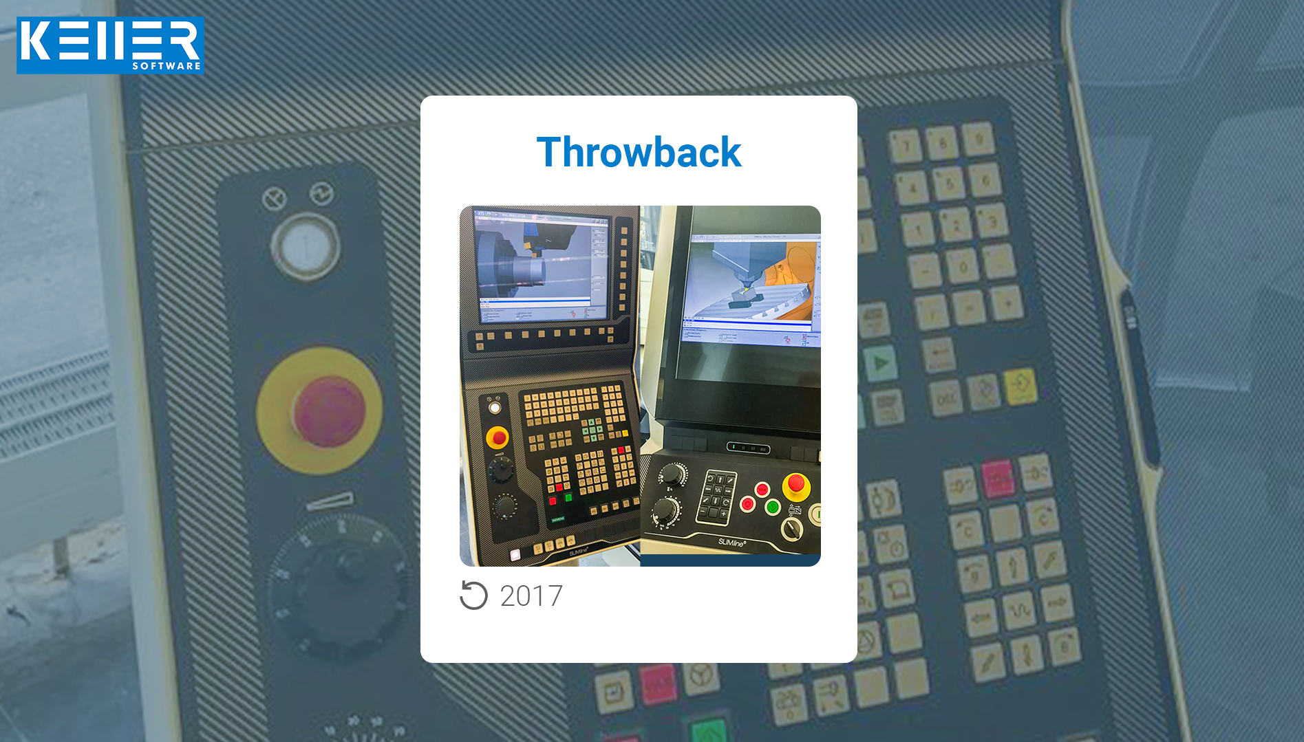 Throwback 2001 - No longer afraid of CNC - SYMplus™ by KELLER.Software