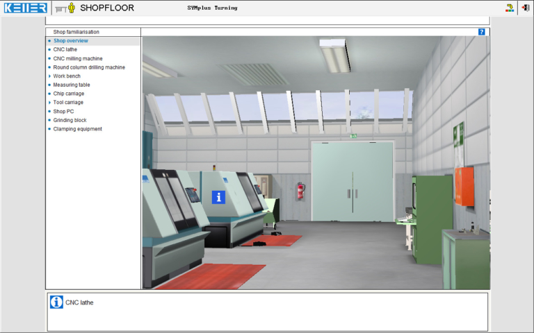 SYMplus™ for CNC training - SYMplus™ by KELLER.Software